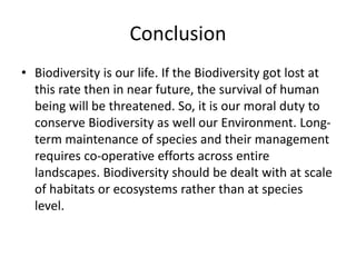 Bioresources and uses of biodiversity | PPTX
