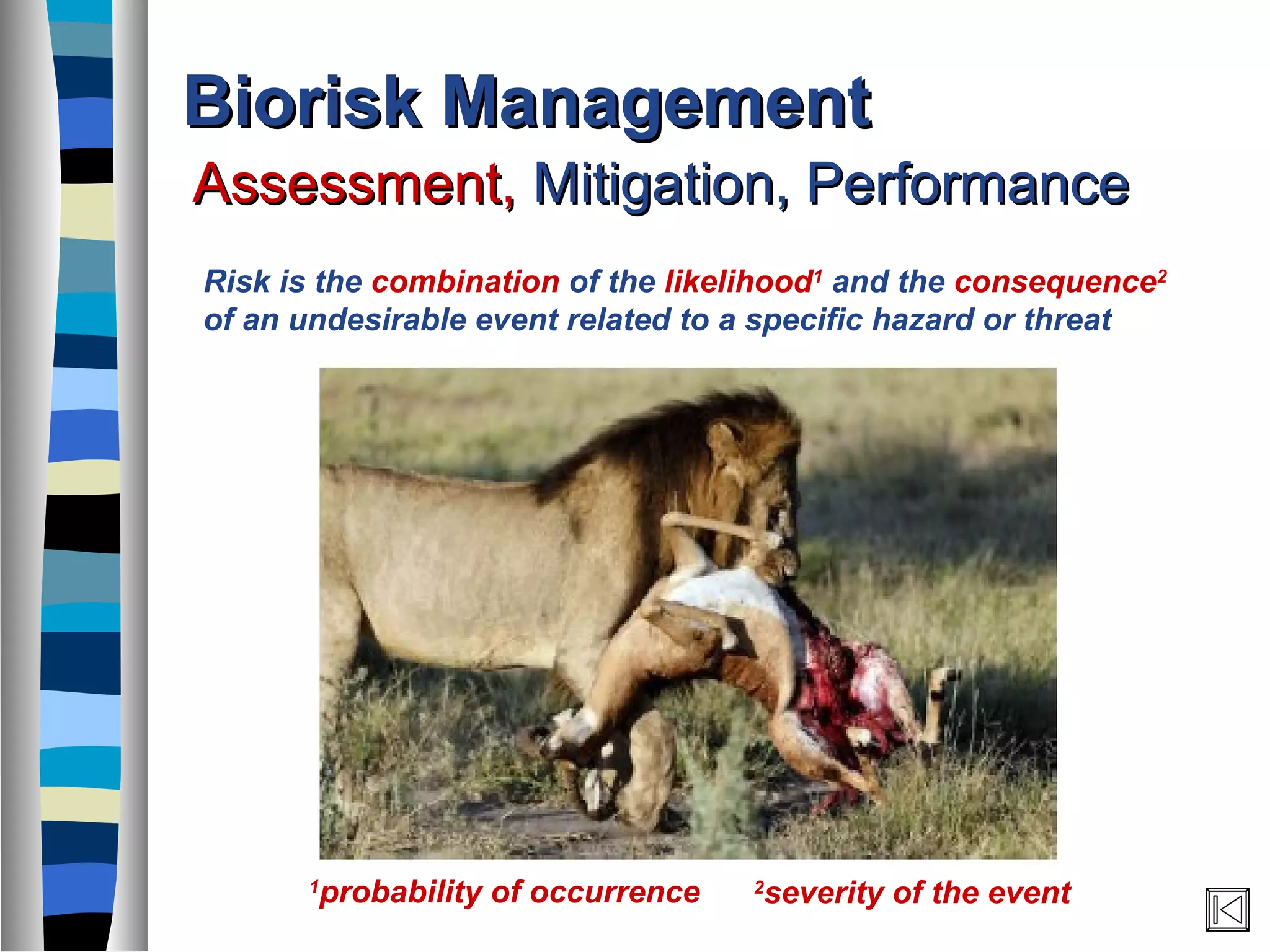 Basic Biorisk Management for BAI | PPT