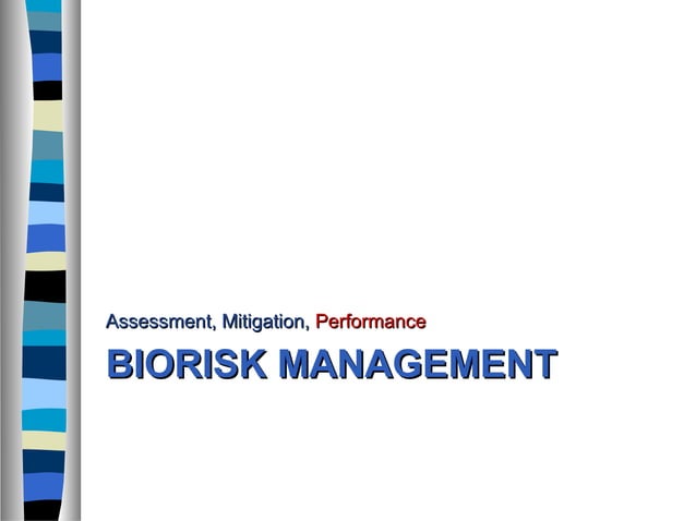 Basic Biorisk Management for BAI | PPT