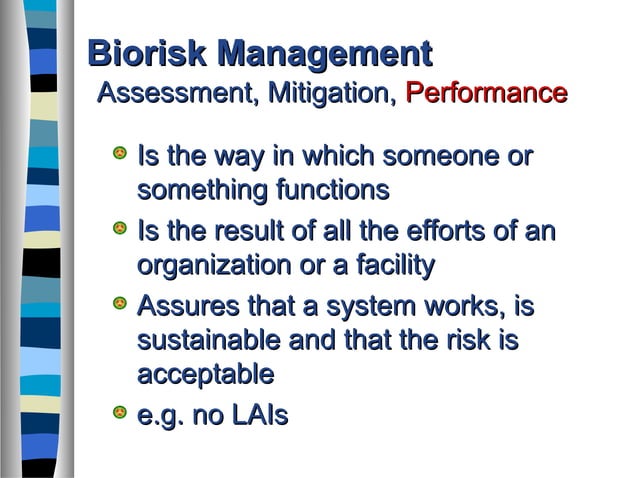 Basic Biorisk Management for BAI | PPT