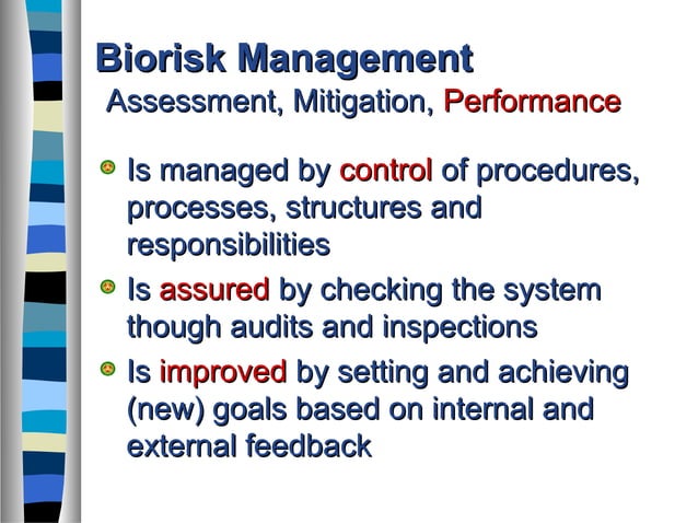 Basic Biorisk Management for BAI | PPT