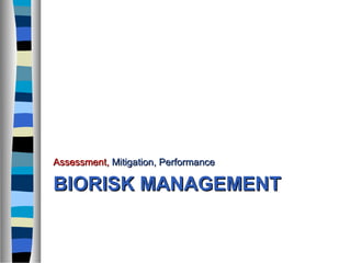 Basic Biorisk Management for BAI | PPT
