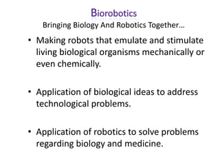 Biorobotics 140203232936-phpapp01 | PPT