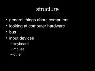 computer & input devices | PPT