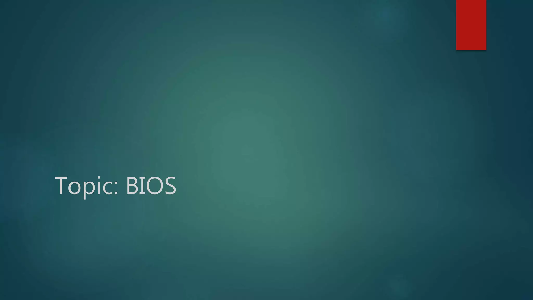 Bios | PPTX