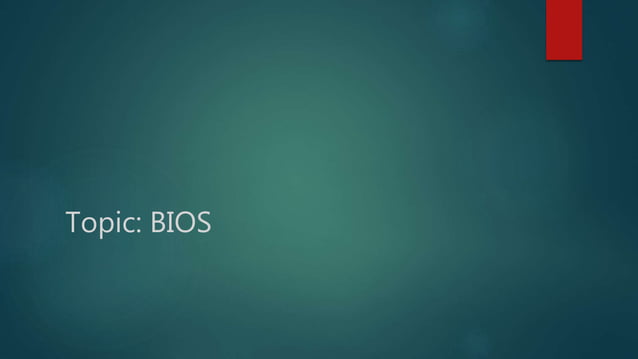 Bios | PPTX