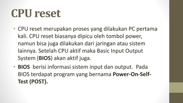 komponen komputer bios komputer basic input | PPT
