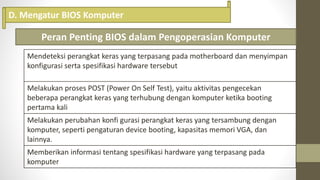 komponen komputer bios komputer basic input | PPT