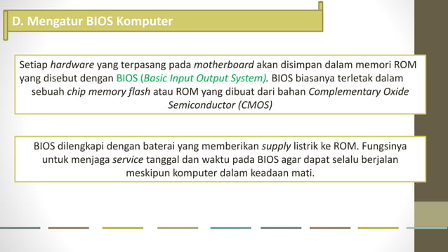 komponen komputer bios komputer basic input | PPT