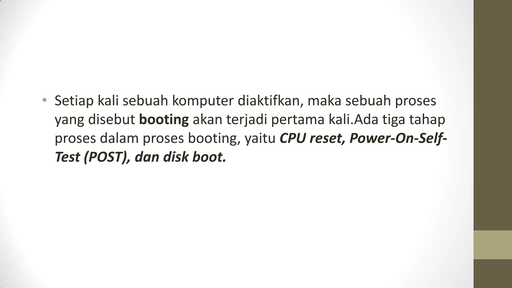 bios basic input output sistem komputera | PDF
