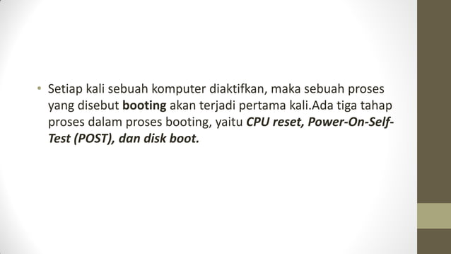 bios basic input output sistem komputera | PPT