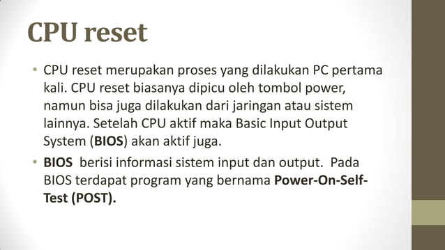 bios basic input output sistem komputera | PPT