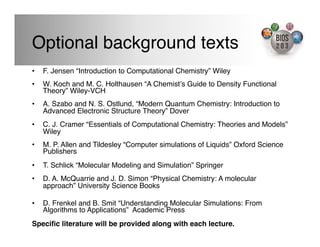 BIOS203 Lecture 1: Introduction to potentials and minimization | PDF