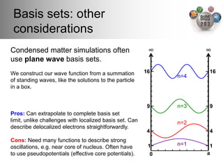 BIOS 203: Lecture 2 - introduction to electronic structure theory | PDF