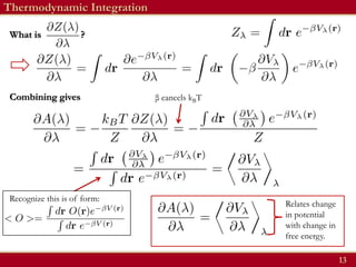 BIOS 203 Lecture 8: Free Energy Methods | PDF