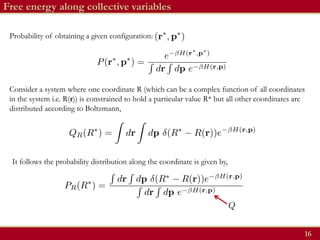 BIOS 203 Lecture 8: Free Energy Methods | PDF