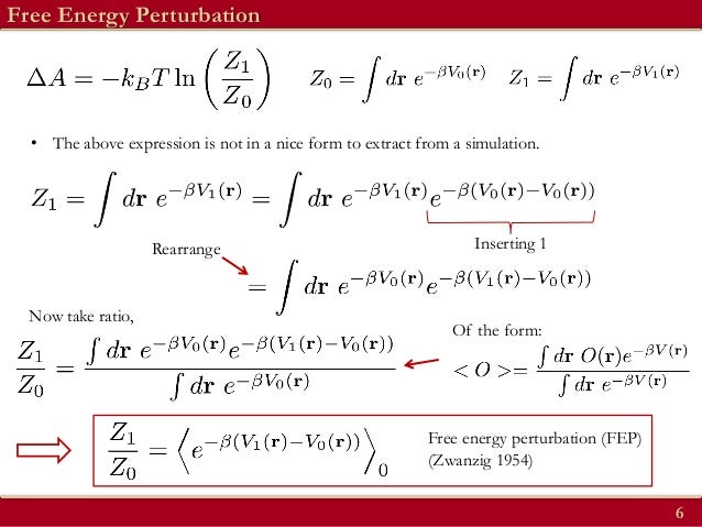 BIOS 203 Lecture 8: Free Energy Methods