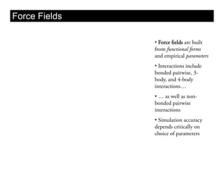 BIOS 203 Lecture 3: Classical molecular dynamics | PPT