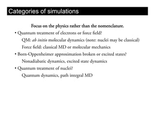 BIOS 203 Lecture 4: Ab initio molecular dynamics | PDF