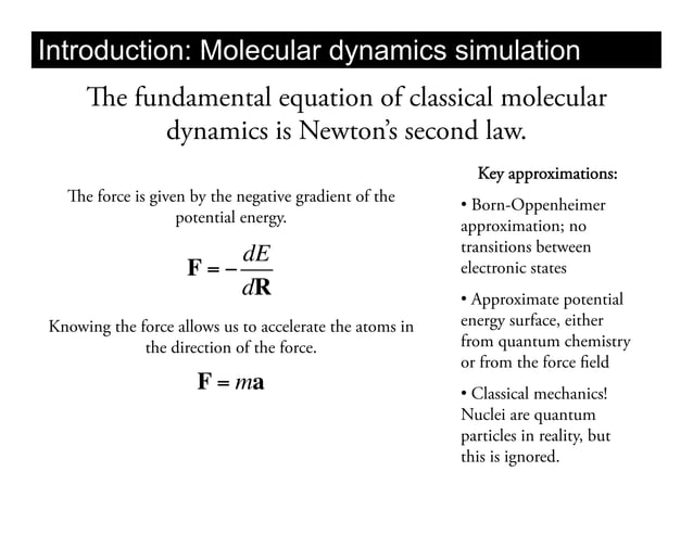 BIOS 203 Lecture 4: Ab initio molecular dynamics | PDF
