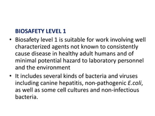 Biosafety | PPTX