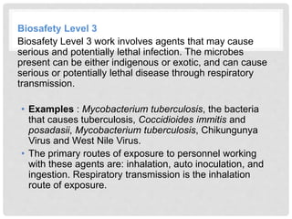 Biosafety | PPTX