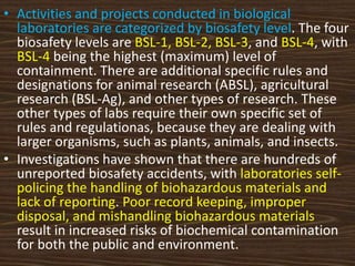 Biosafety | PPSX