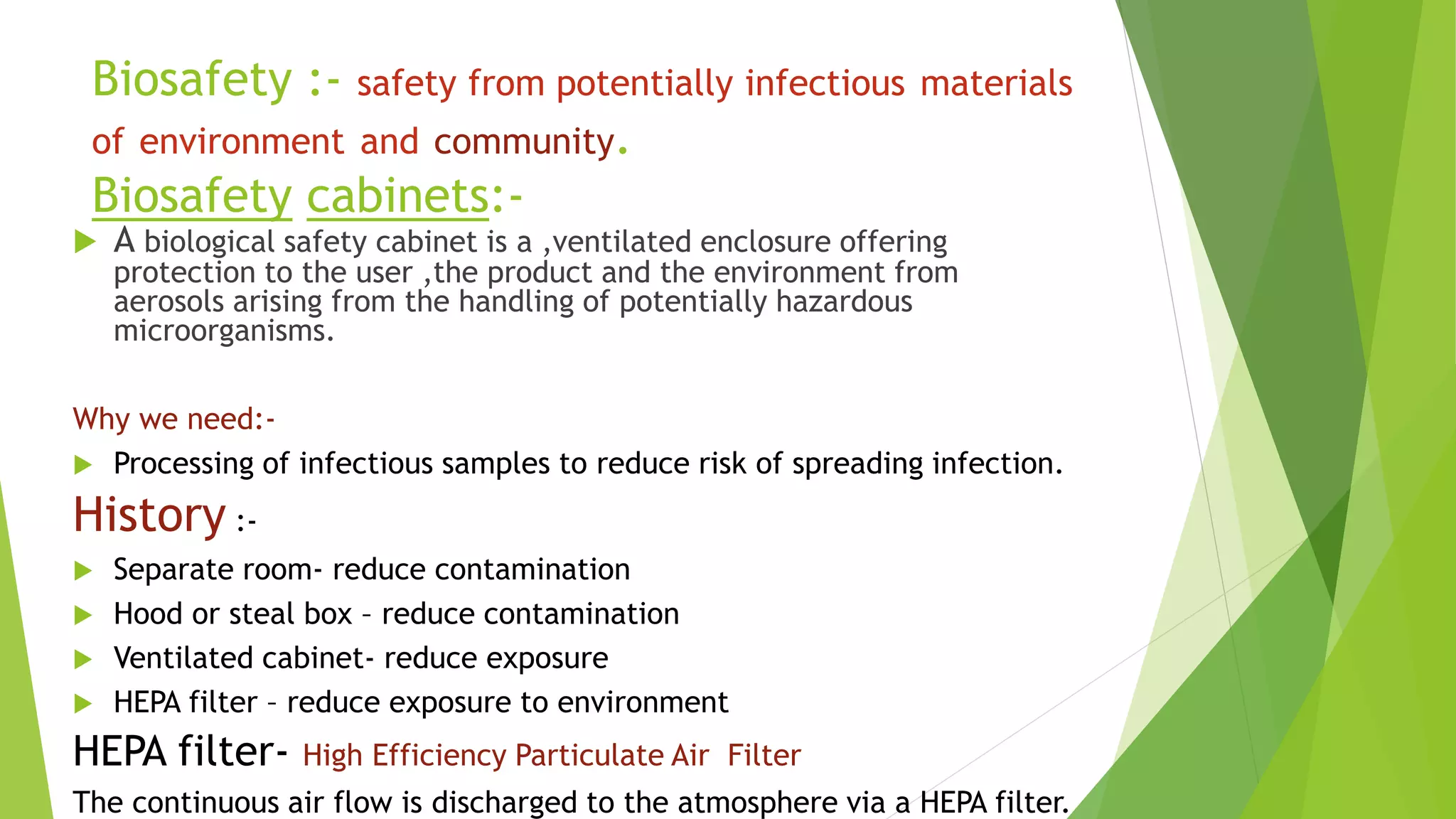 Biosafety | PPTX
