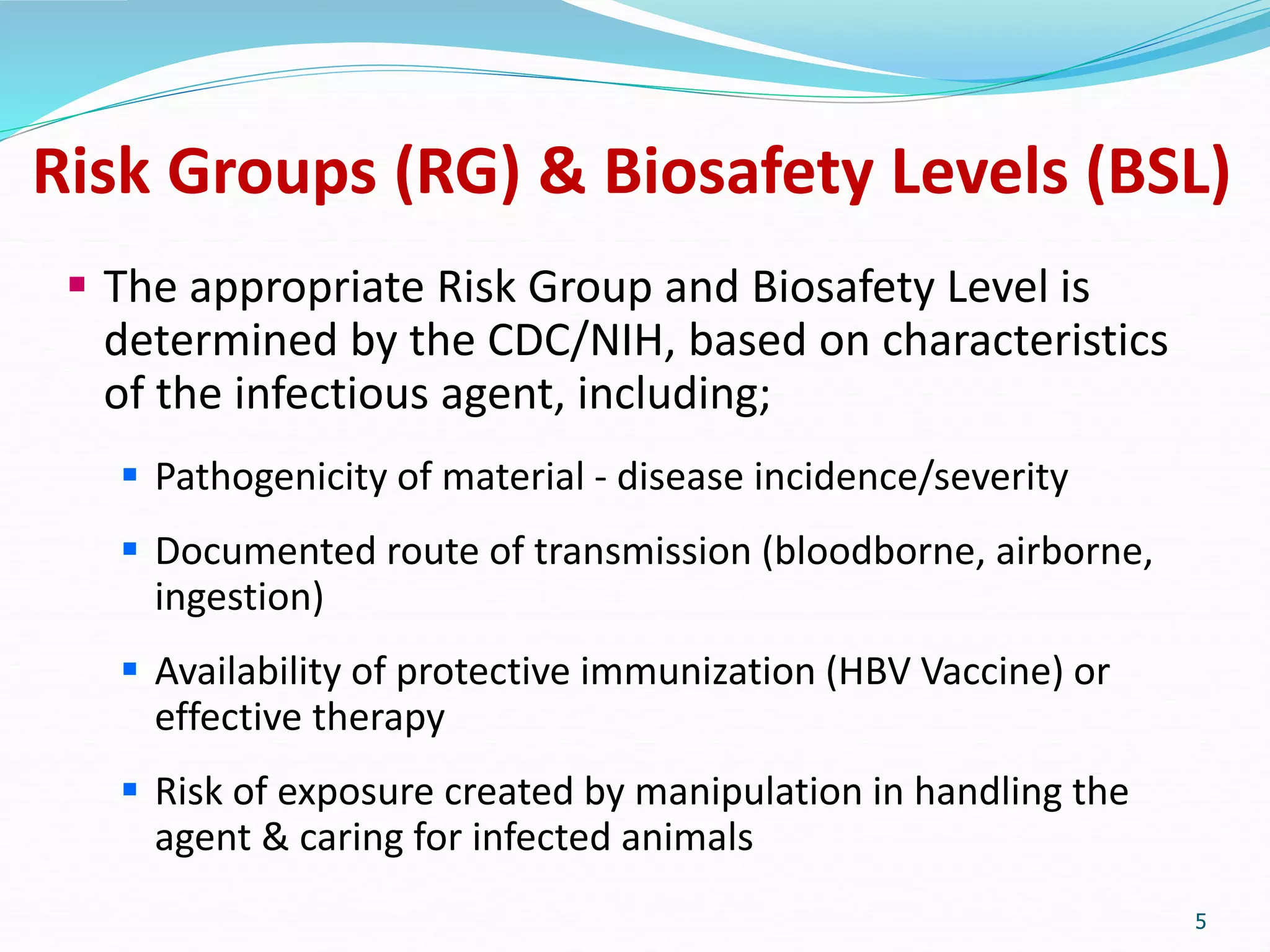 Biosafety/Bloodborne Pathogens Training for Laboratory Workers | PPTX