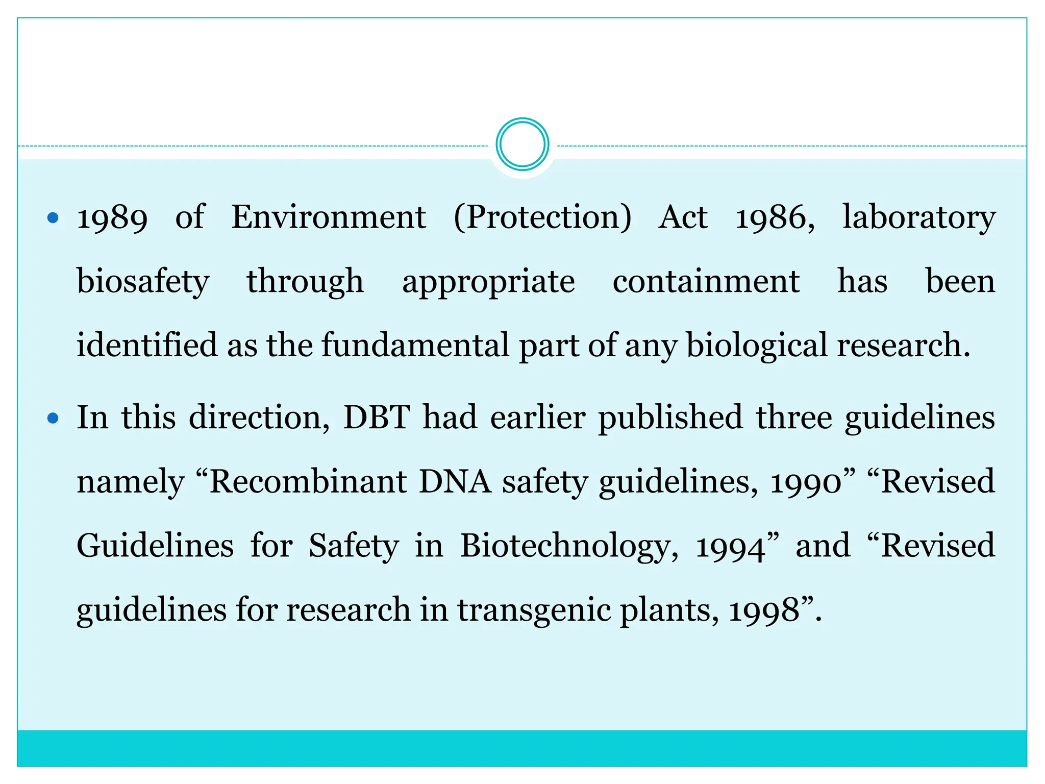 Biosafety-Guidelines & Levels basics.pptx