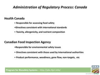 Biosafety Aspect of Biotechnology Product | PDF