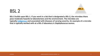 Biosafety recognition course | PPT