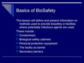 Biosafety and bioethics | PDF