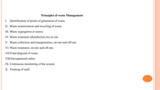 Biosafety and waste management in histopathology | PPTX