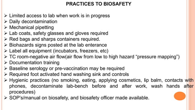 Biosafety and waste management in histopathology | PPTX