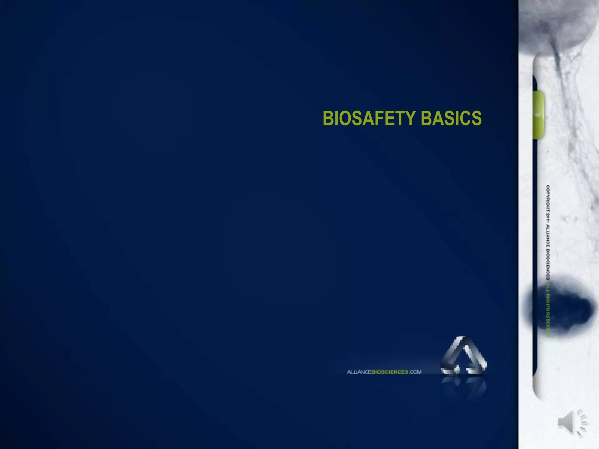 Biosafety Basics Training | PPTX
