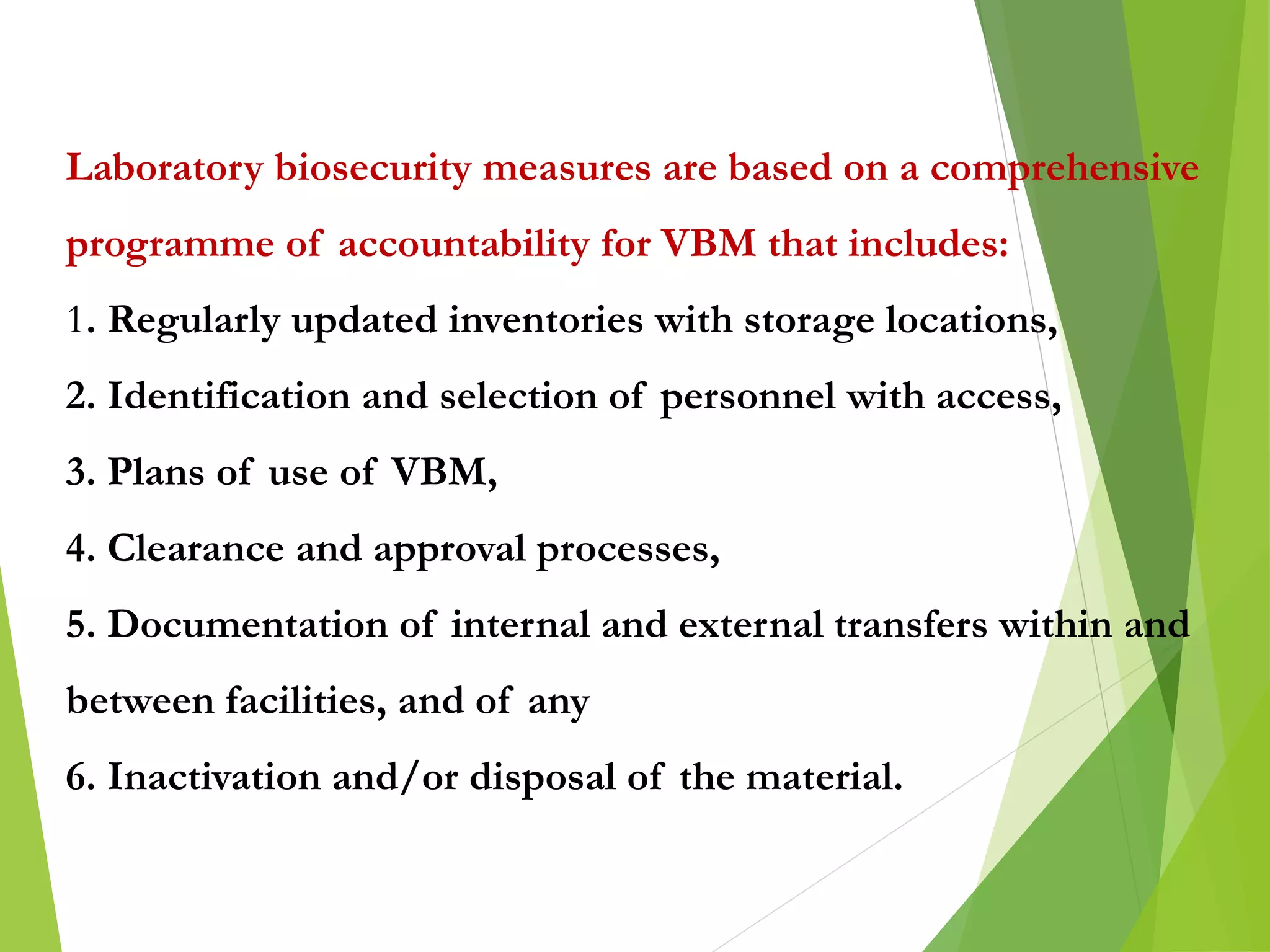 Biosafety & biosecurity lab biosecurity | PPTX