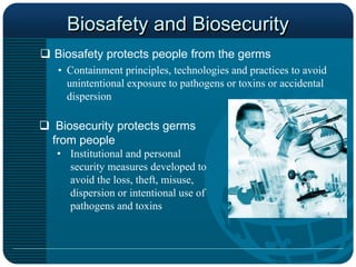 Biosafety & biosecurity overview naypyitaw | PPTX
