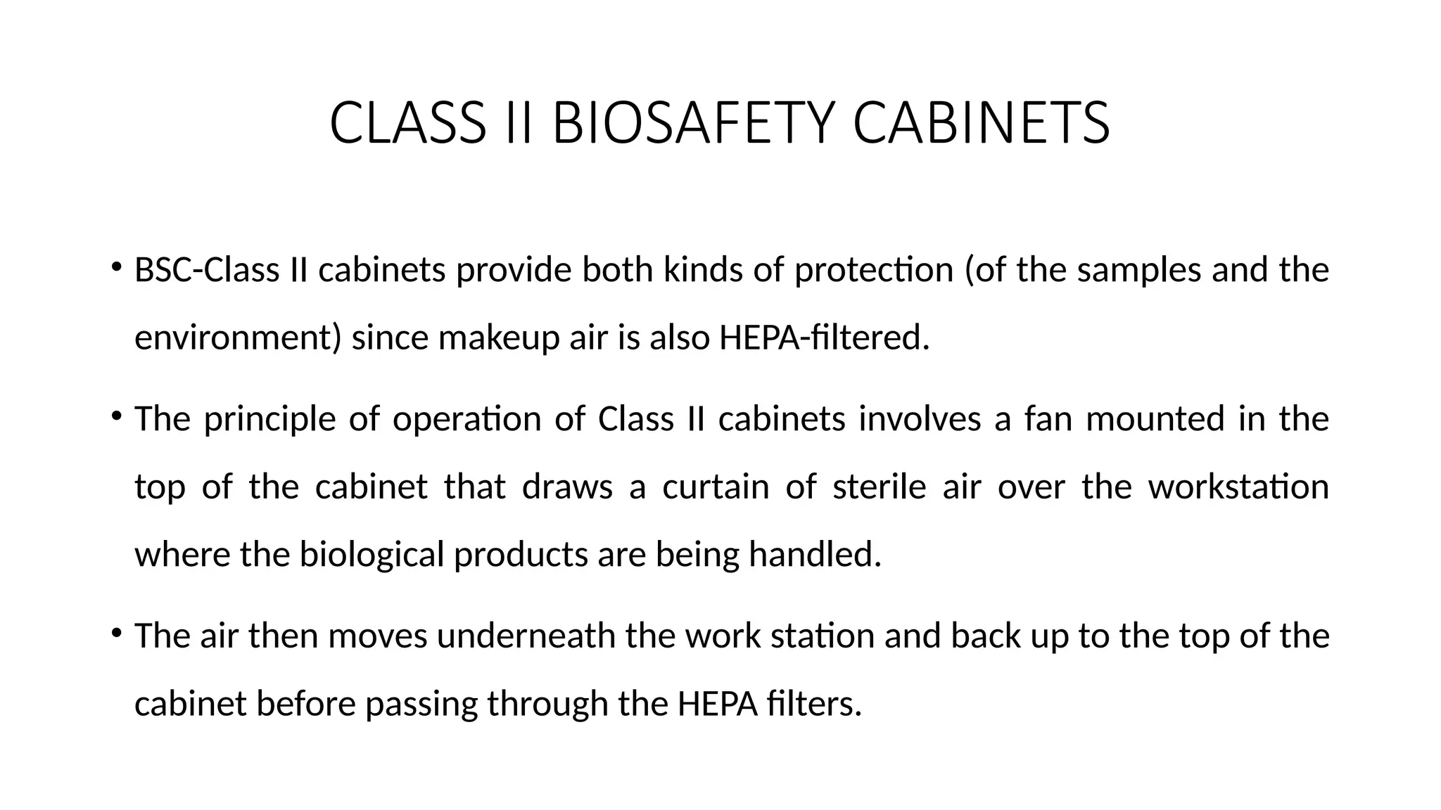 biosafety cabinet ppt.pptx lab biosafety | PPTX