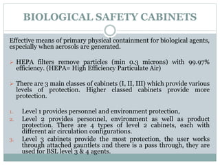 Biosafety cabinets or biological safety cabinets.pptx