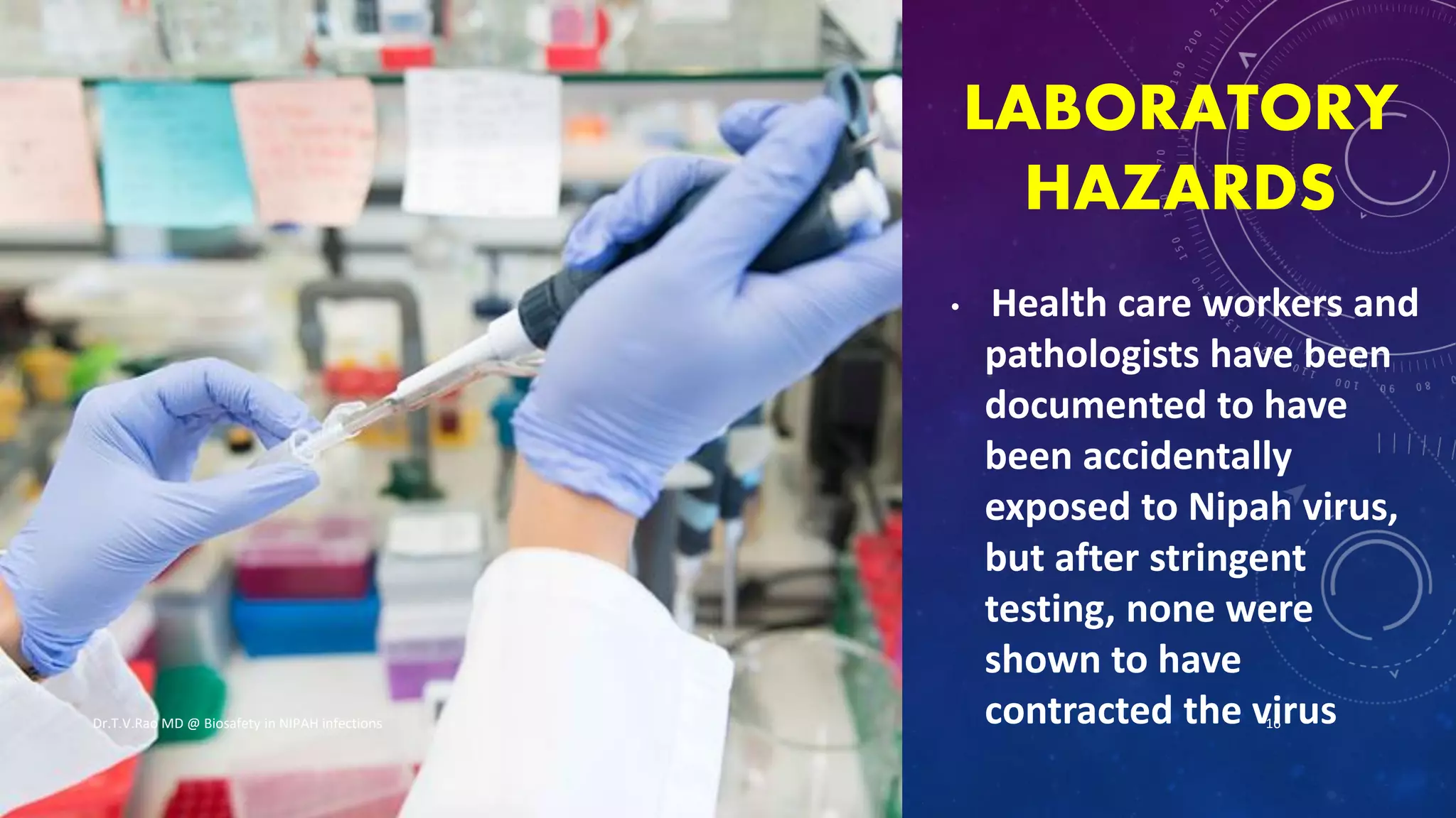 Human safety DEALING WITH NIPAH INFECTIONS | PPT