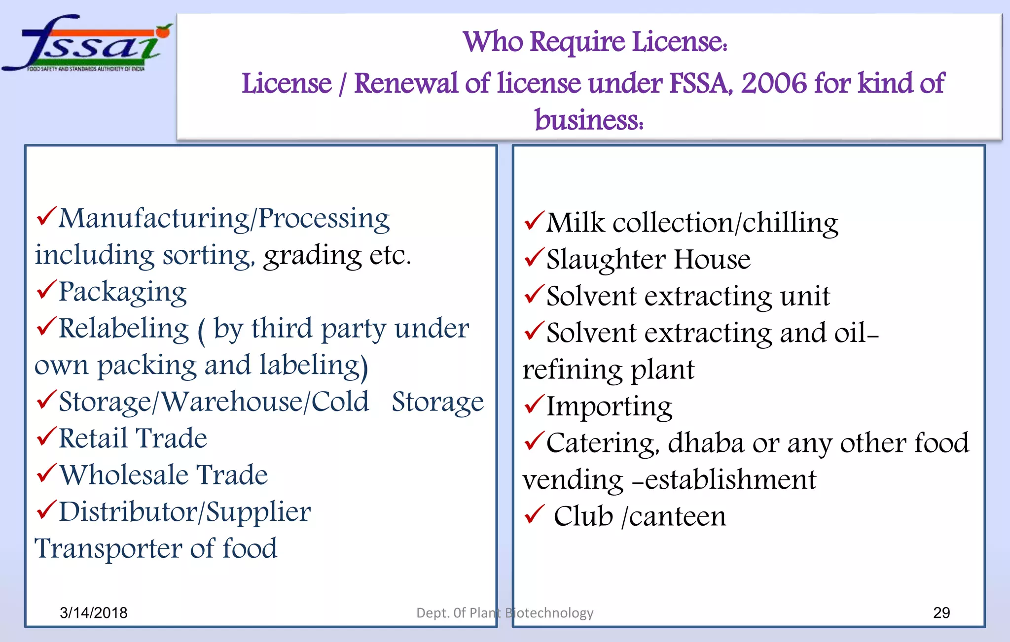 Biosafety in food technology | PPTX