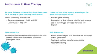 Biosafety in Gene Therapy: Applying the latest regulatory guidance for ...
