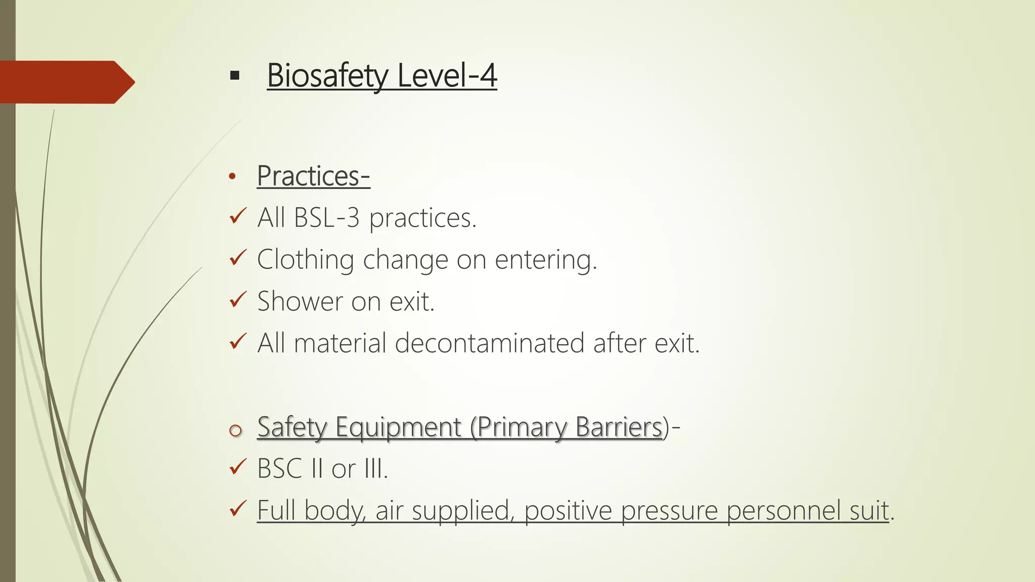 Biosafety in Microbiology laboratory | PPTX