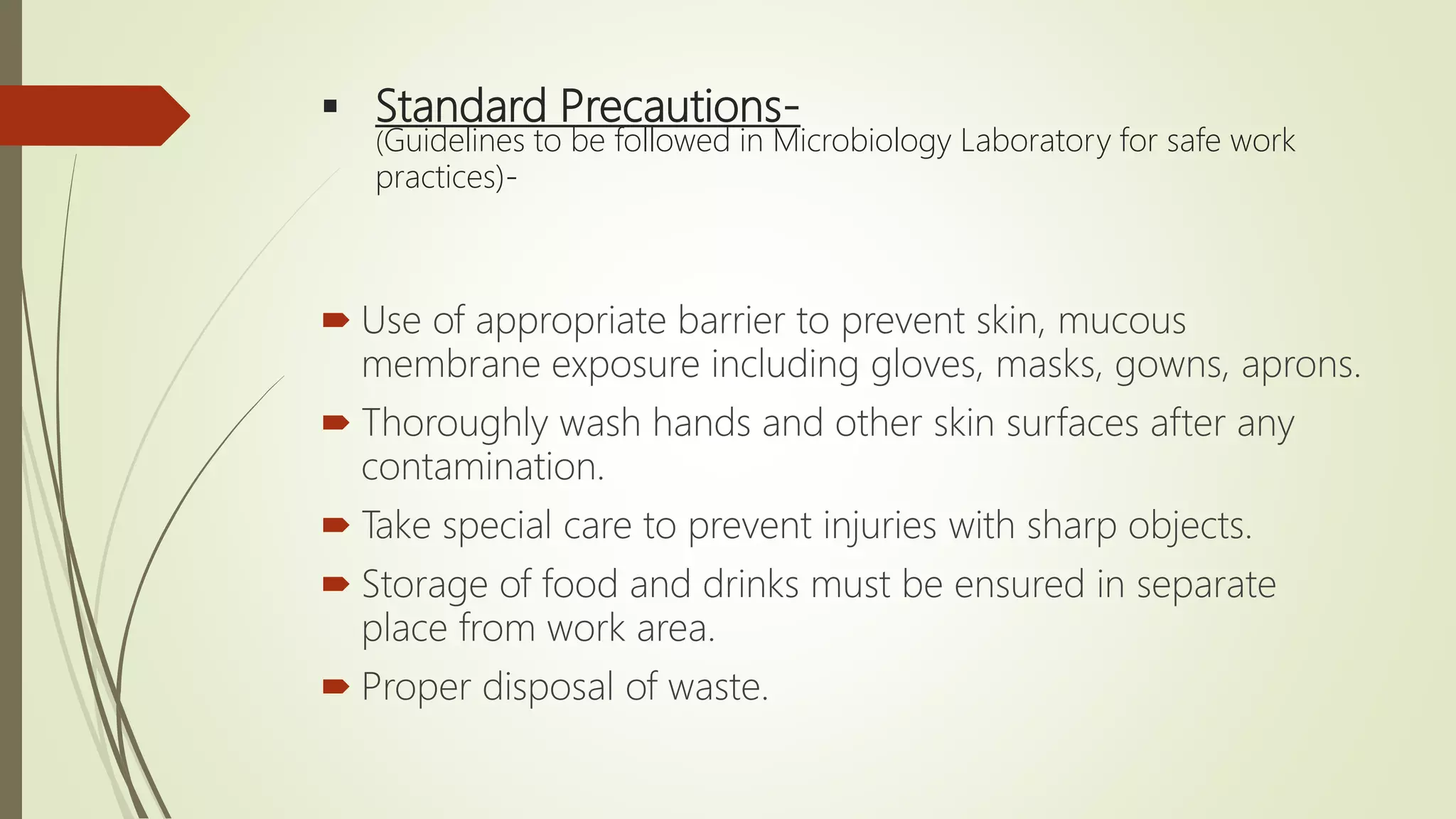 Biosafety in Microbiology laboratory | PPTX