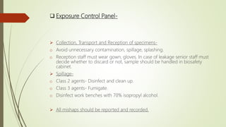 Biosafety in Microbiology laboratory | PPTX