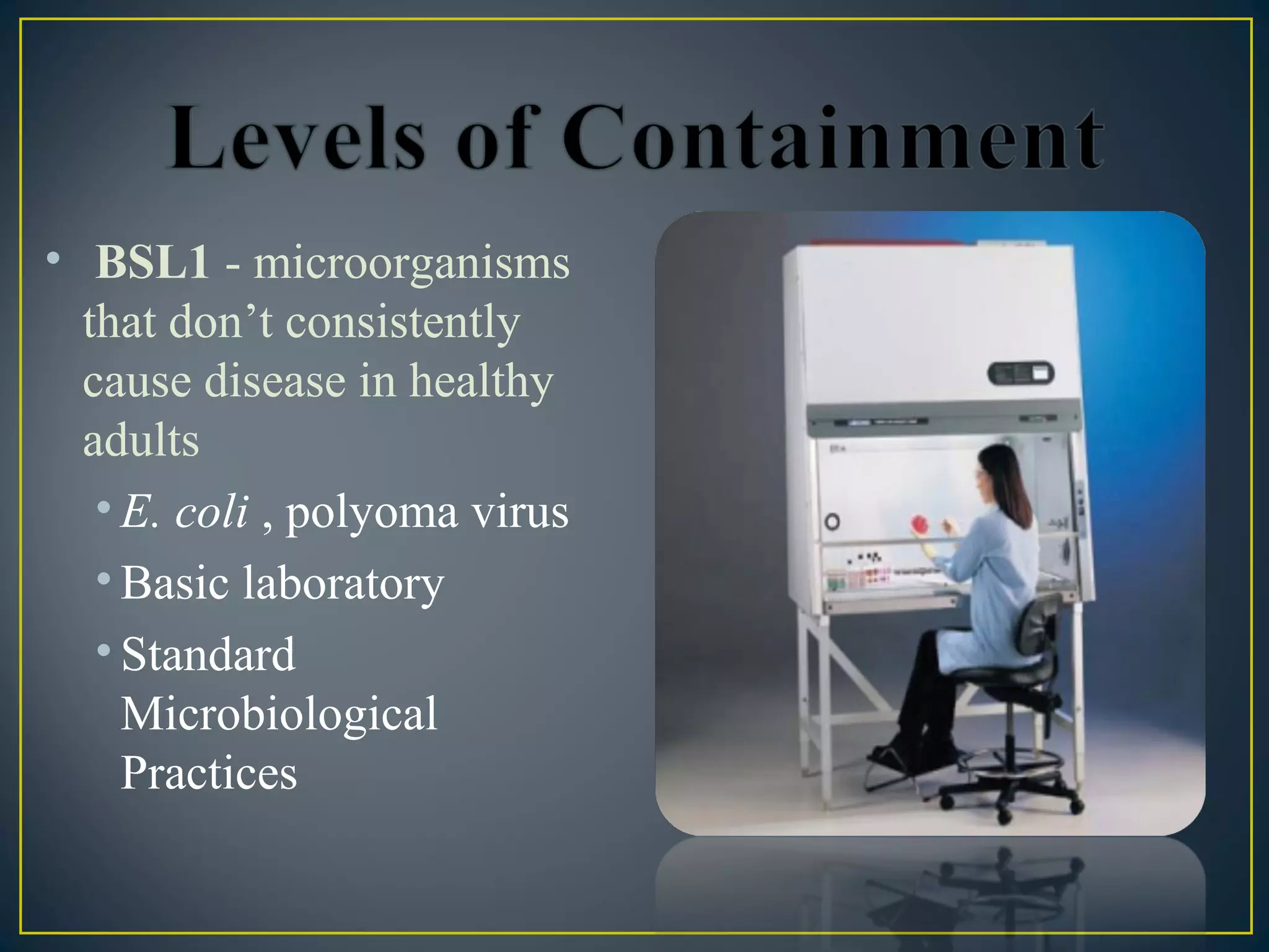 Biosafety in the laboratories | PPT