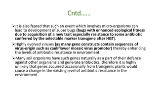 Biosafety issues in biotechnology | PPTX