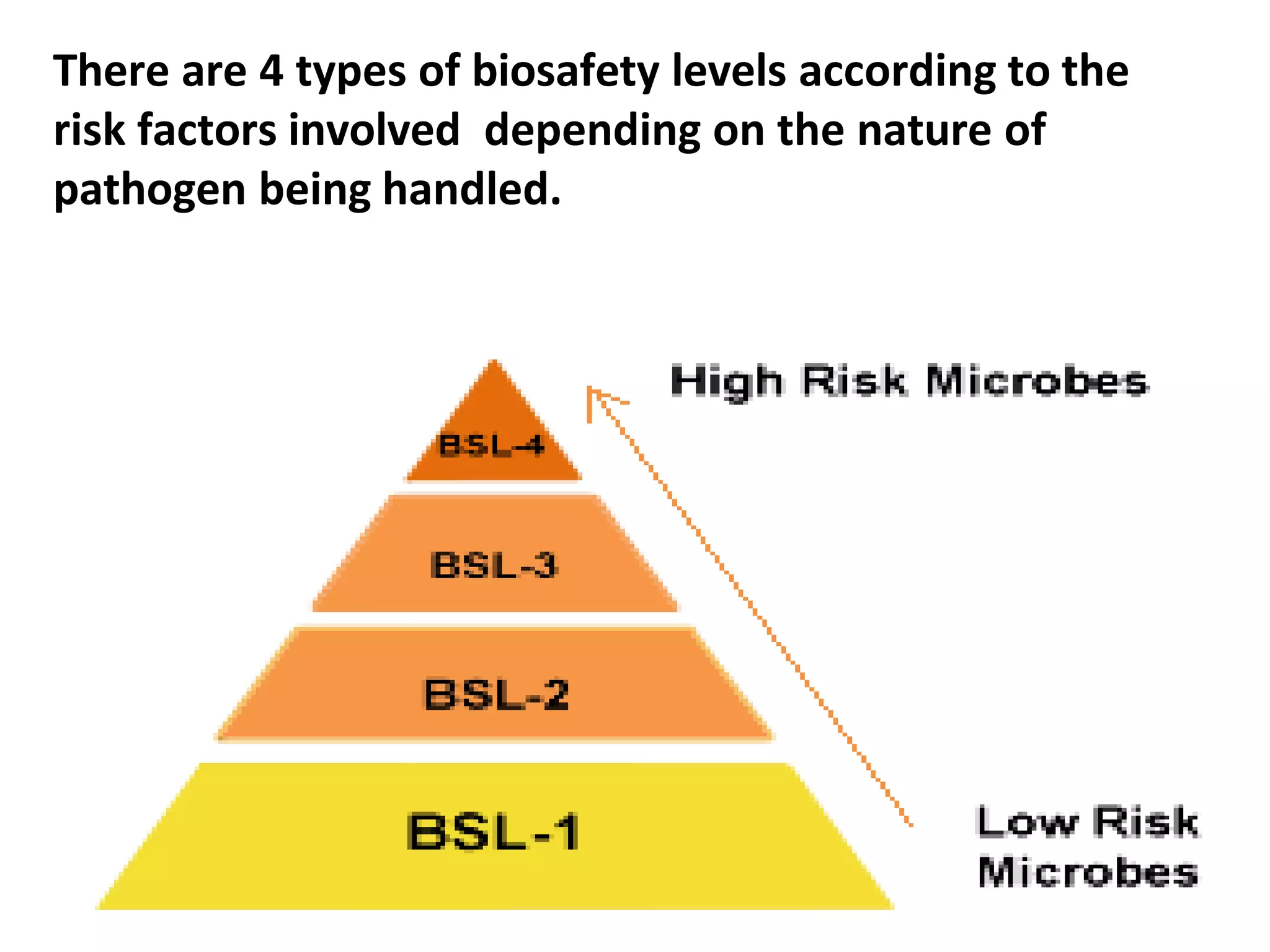 Biosafety Levels | PPTX