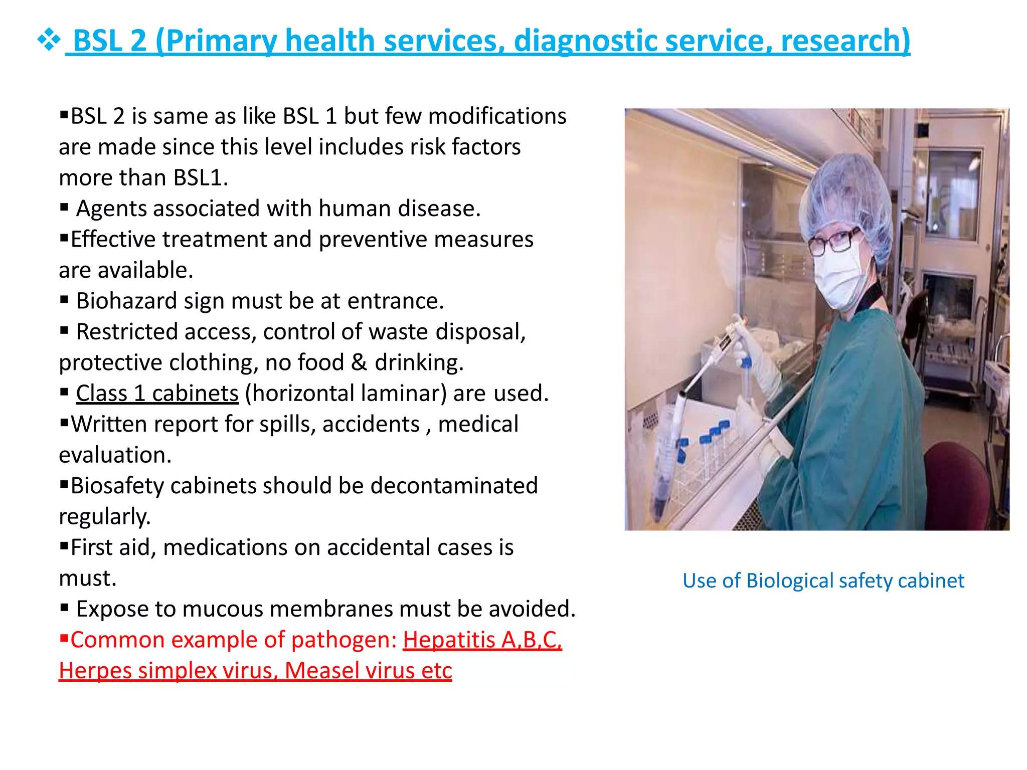 Biosafety Levels | PPTX